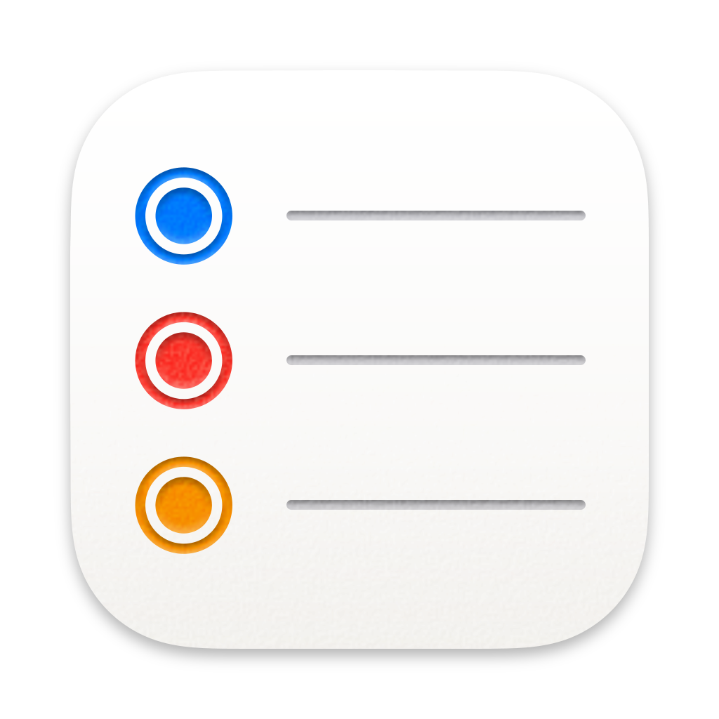 Reminders | macOS Icon Gallery